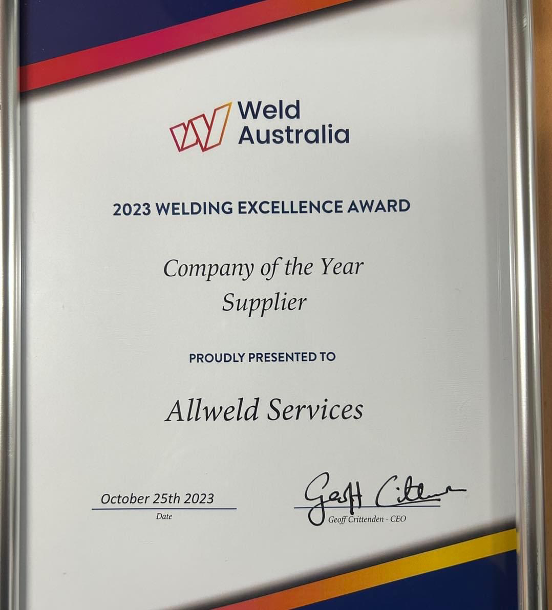 Allweld Services – Welding a solid future!
